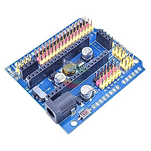 Nano V3.0 I/O IO 5.5x2.1mm Interface Micro Plus Expansion Board Micro Sensor Shield 5V for Arduino R3 Leonardo Module