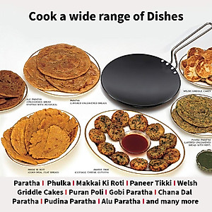 Hawkins-Futura Hard Anodized Concave Griddle Tava, 11-Inch Diameter