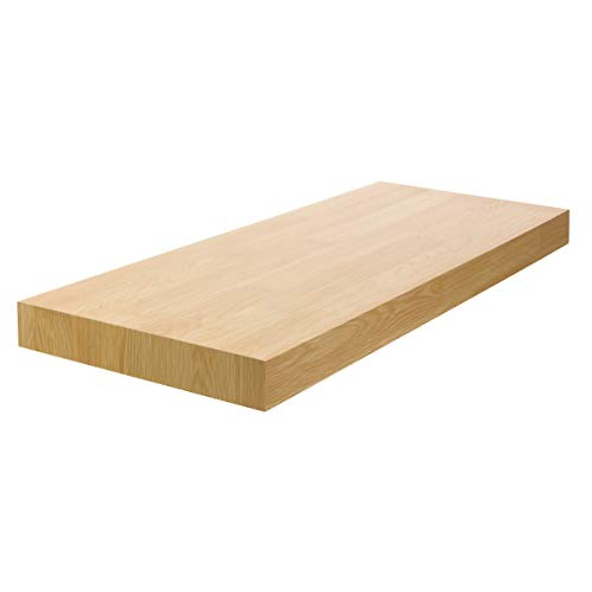 Kiera Grace kieragrace Stockholm Aberg Floating Shelf w/LED Light – Oak, 24" Matte Finish Wall Organization