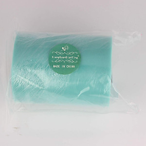 Aqua Tulle Roll Spool 6 Inch x 100 Yards for Tulle Decoration