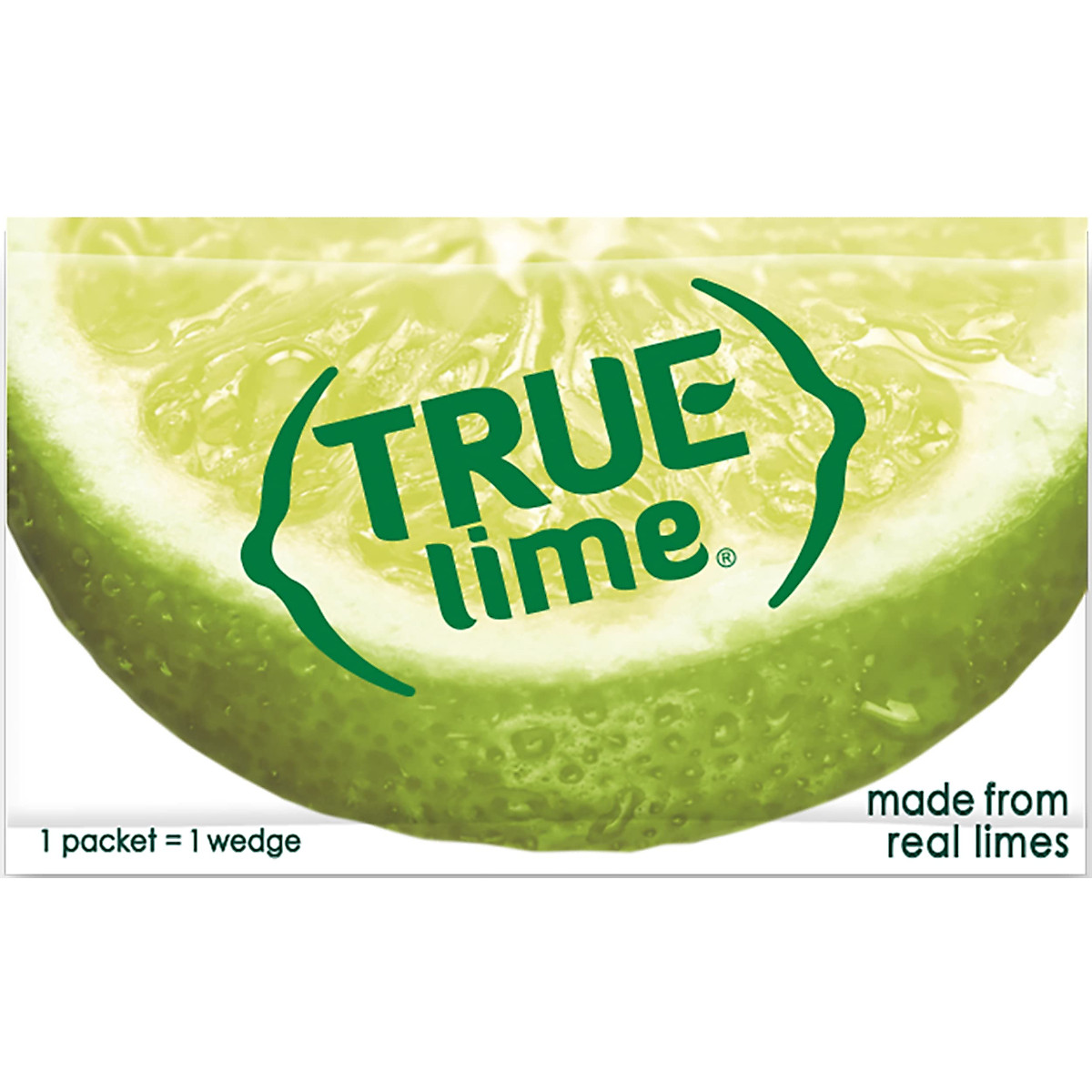 True Lime, Unsweetened Crystallized Lime Cream (Pack of 2 Boxes, Total 64 Individual Packets)