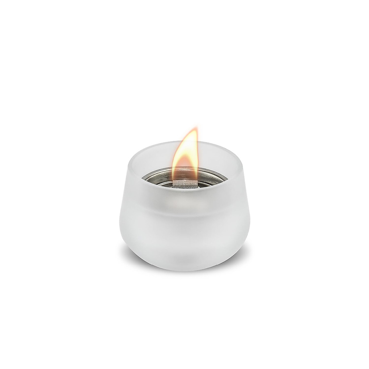 Lovinflame Mist Glass Candle, Tabletop Fire Pit, Fireplace, Portable Fire Bowl, Indoor Outdoor, Smokeless Odorless, Patio Home Décor Refillable, only Used with Lovinflame Ethanol-Free Fuel