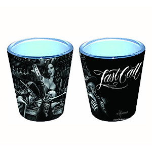 David Gonzales Art Shot Glass - Last Call - Set of 3