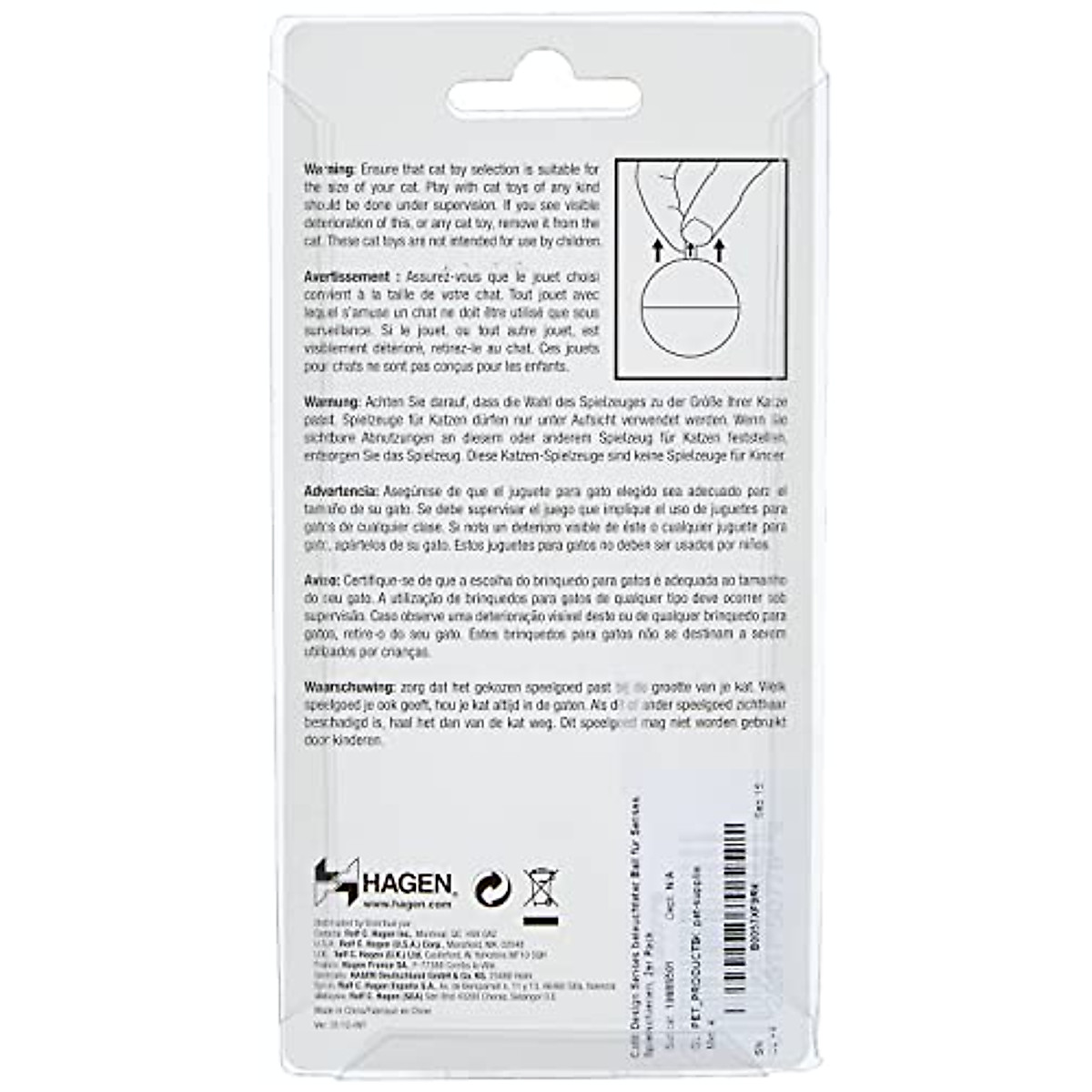 Catit Design Senses Illuminated Ball (Pack of 2)