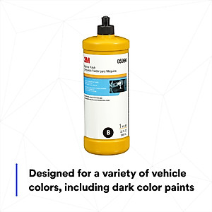 3M Machine Polish, 05996, Easy Cleanup, Silicone Free, 1 qt (32 fl oz/946 mL)