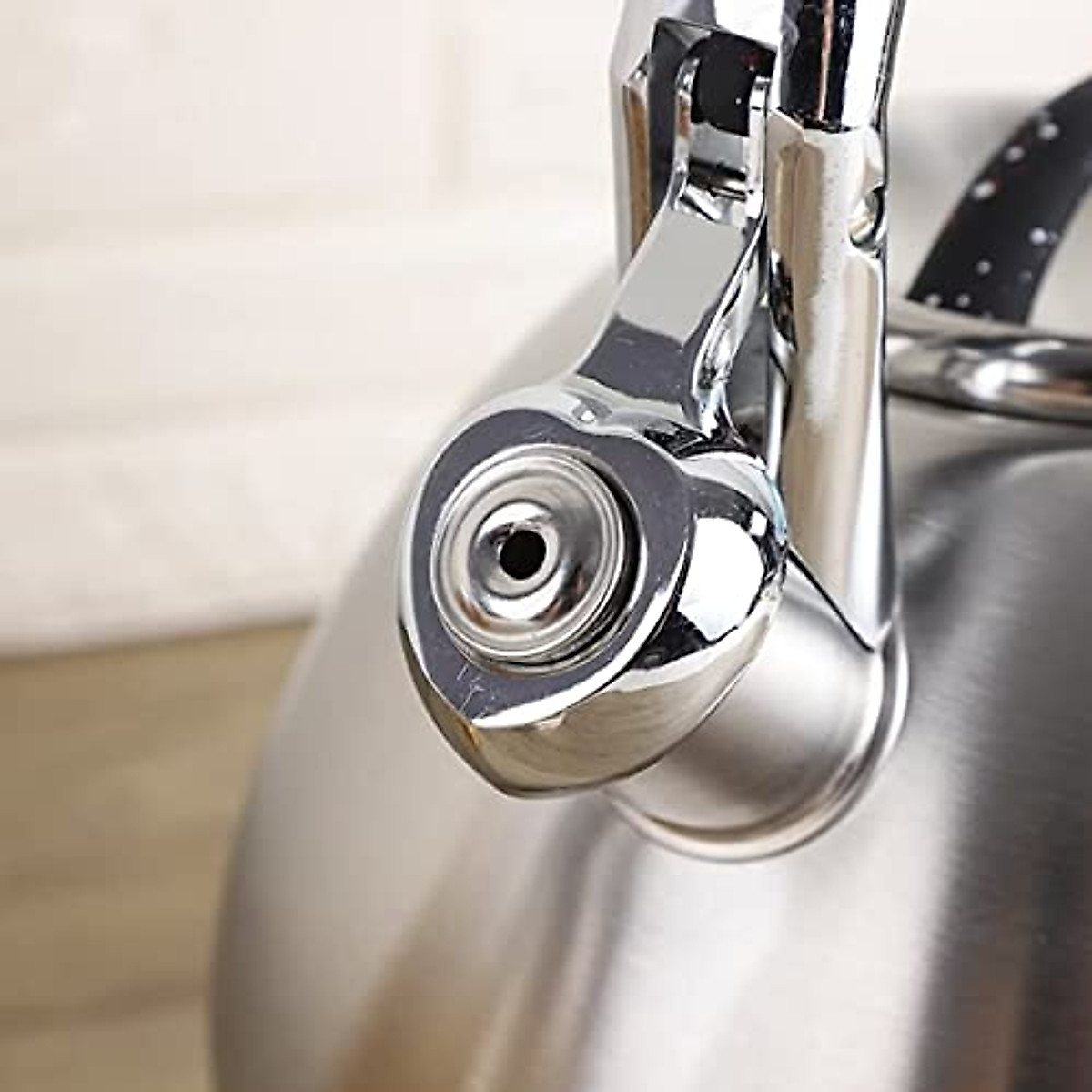 Stovetop Tea Kettle Whistling Teapot Tea Kettle Stainless Steel Whistling Kettle 3.5L Hot Water Boiler Kettle Kitchen Stovetop Tea Kettle Teapot Stove Top Kettle Tea Pot teapot