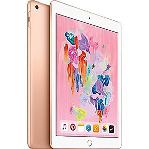 2018 Apple iPad (9.7-inch, WiFi + Cellular, 32GB) Gold (Renewed)