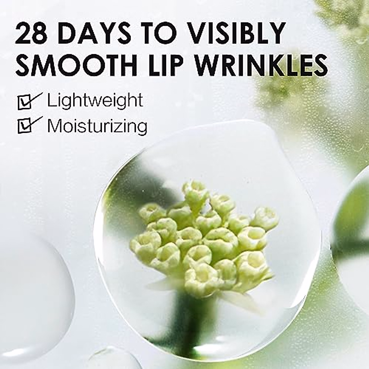 CARSLAN Hydrating Lip Gloss Serum, Moisturizing, Plunping, Shiny Lip Glow, Tinted Lip Care with Vitamin E, Crithmum Maritimum Essential oil, G103