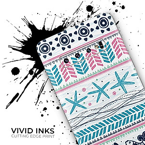 DesignSkinz Jumping Fish Repeating Pattern Protective Vinyl Decal Wrap Skin Cover Compatible with The Samsung Galaxy S20 (Screen Trim & Back Glass Skin)