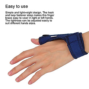 Breathable Thumb Stabilizer Support Brace, Thumb Spica Splint, for Easing Pain Fixing Thumb Knuckle(M)