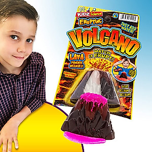 2CHILL Kidz Science Erupting Volcano Toy (12 Volcano Toys). Science Kits Lab Experiment Preschool Learning like STEM Toy for Kids. Fun Volcano Beaker Party Favors Birthday Gifts Easter Basket.5429-12p