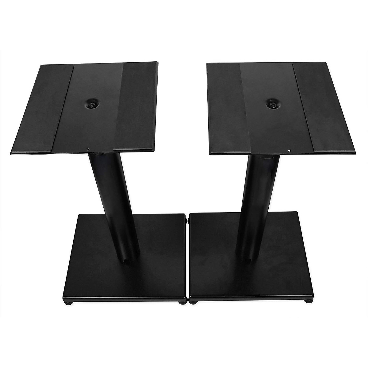 Rockville Pair RS29B 29" Steel Bookshelf Speaker and Studio Monitor Stands-Black V2
