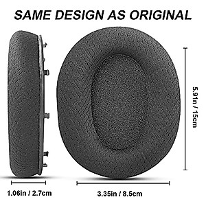 GVOEARS Replacement Ear Cushions for Razer BlackShark V2 / BlackShark V2 Pro Gaming Headset, Mesh Fabric Ear Pads Earmuffs Softer Memory Foam Noise-isolating Ear Cups Easy Installation