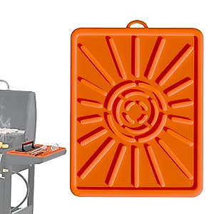 Silicone Grill Mat for Outdoor Grill Blackstone, Griddle Mat Barbeque Grill Accessories Tools Kitchen Counter Spatula Mat BBQ Side Shelf Mat Grill Pad for Blackstone Griddle Accessories