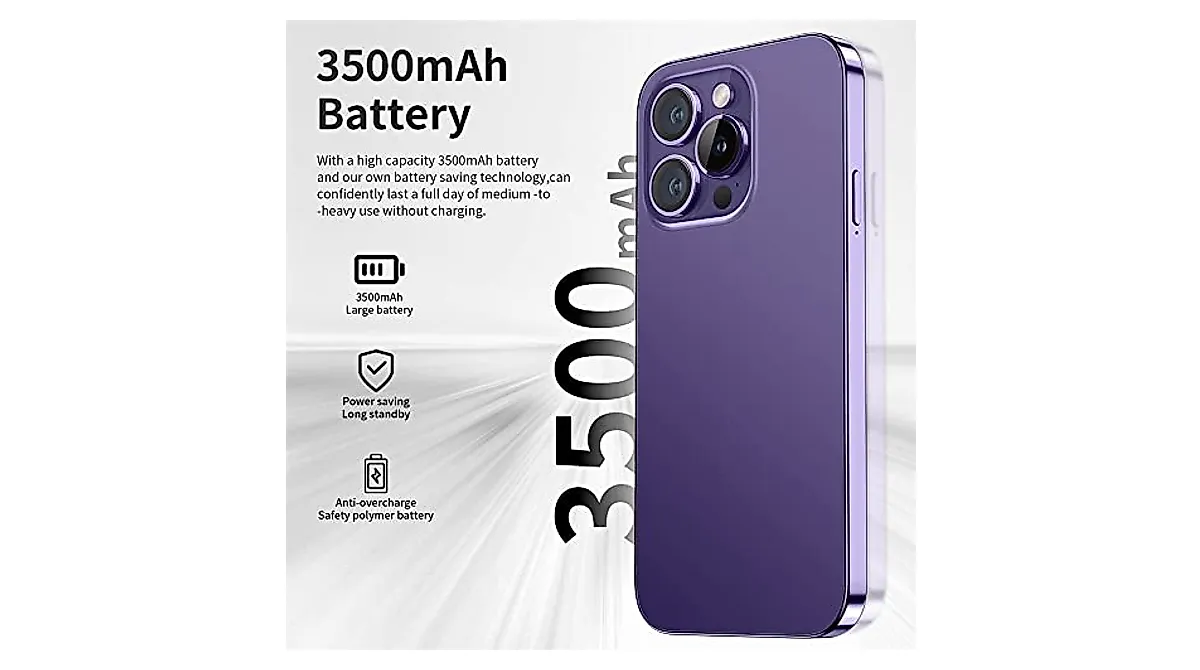 Echoamo A14 Pro MAX Unlocked Smartphone, 6.82-inch HD Screen Phone, 3 ...