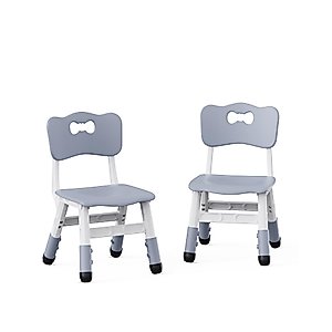 Brelley Kids Chairs Height Adjustable Toddler Chairs for Table, for Indoor & Outdoor Use Classroom/Daycare/Home, Suitable for Ages 2-8
