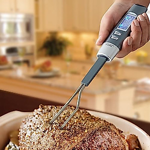 Mr. Bar-B-Q - Digital Meat Temperature Fork, black