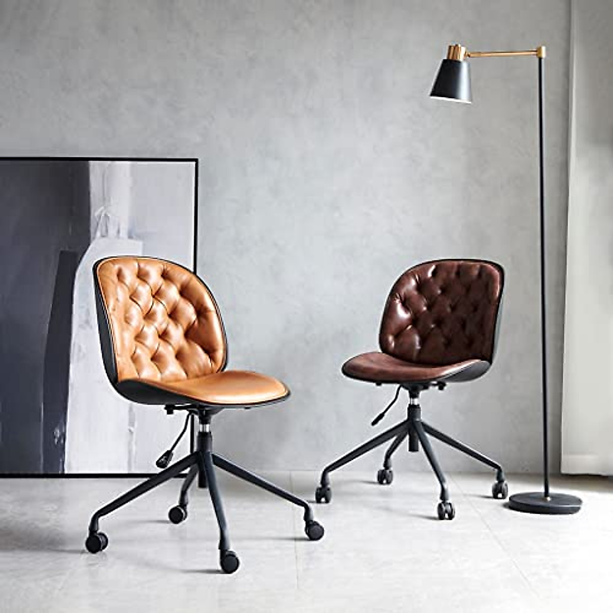 MACIUM Tall Bar Stools Bar Chair Computer Chair Office Lifting Swivel Chair Nordic Simple Desk Chair Backrest Home Leisure Bar Chair Barstools (Color : E)