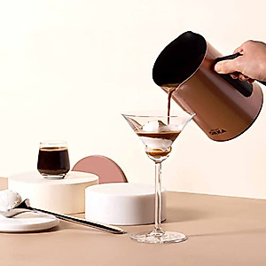 Arzum Okka Automatic Turkish Coffee and Hot Beverage Maker, Velvetiser, 120V, Black/Copper (OK0012-RUL)