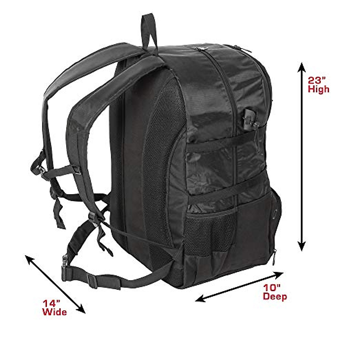 Wolks XXL Premium Lacrosse Bag, Trusted Lacrosse Backpack for Men & Women; XX-Large Sports Travel Backpack with Ball Holder Holds All Lacrosse, Soccer & Volley Ball Equipments