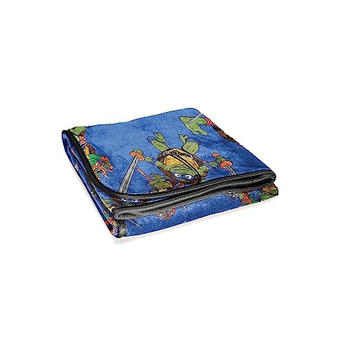 Nickelodeon Teenage Mutant Ninja Turtles Mutant Mayhem Plush Throw Blanket - Measures 40 x 50 - Super Soft Fleece Kids Bedding