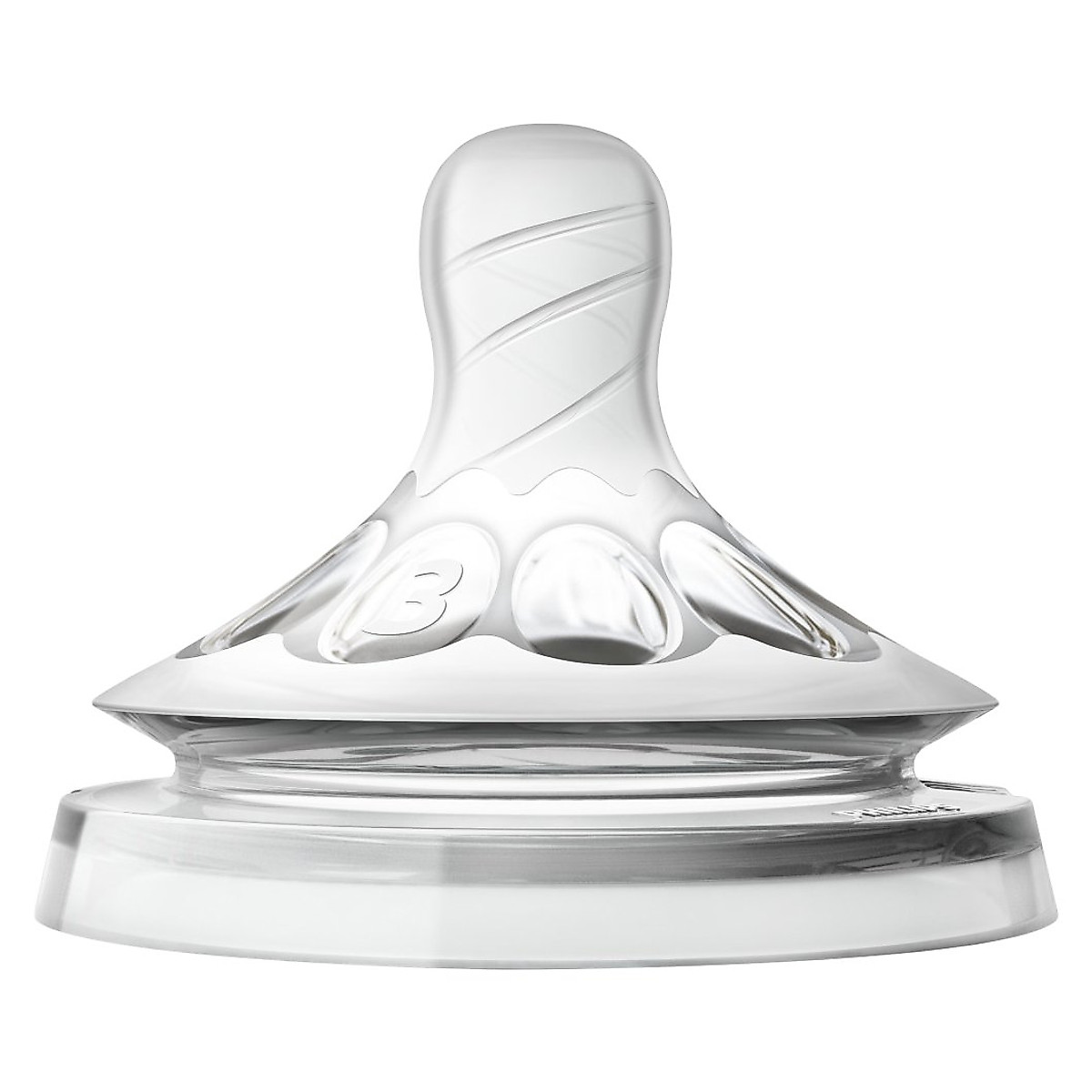 Philips Avent Natural Baby Bottle Nipple, Medium Flow Nipple 3M+, 2pk, SCF653/23