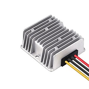 AEDIKO DC Voltage Reducer Converter DC 8V-40V to 12V 10A 120W Reducer Power Converter Waterproof Regulator Module Transformer for Golf Cart Club Car (8V-40V to 12V 10A Converter)