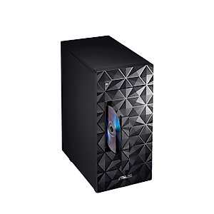 ASUS Desktop S300, Intel Core i5-10400 Processor, 16GB DDR4 RAM, 512GB PCIe SSD, DVD Drive, Windows 10 Home, Wired Keyboard & Mouse Included, Black, S300MA-DH501
