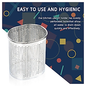 Utensil Drying Rack Chopstick Holder - Stainless Steel Silverware, Cutlery, Dish Drainer Basket for Dishwasher