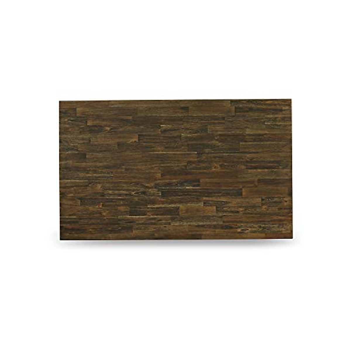 East West Furniture V-Style 5 Piece Room Set Includes a Rectangle Dining Table with V-Legs and 4 Dark Gotham Grey Linen Fabric Upholstered Chairs, 36x60 Inch, V676MZ650-5