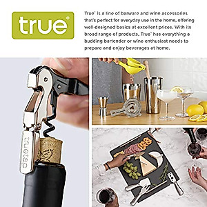 True Sunnyside Cheese Knives, Set of 3 Stainless Steel and Enamel Tools, Includes Wood Storage and Cheese Tray, Entertaining Gift Set