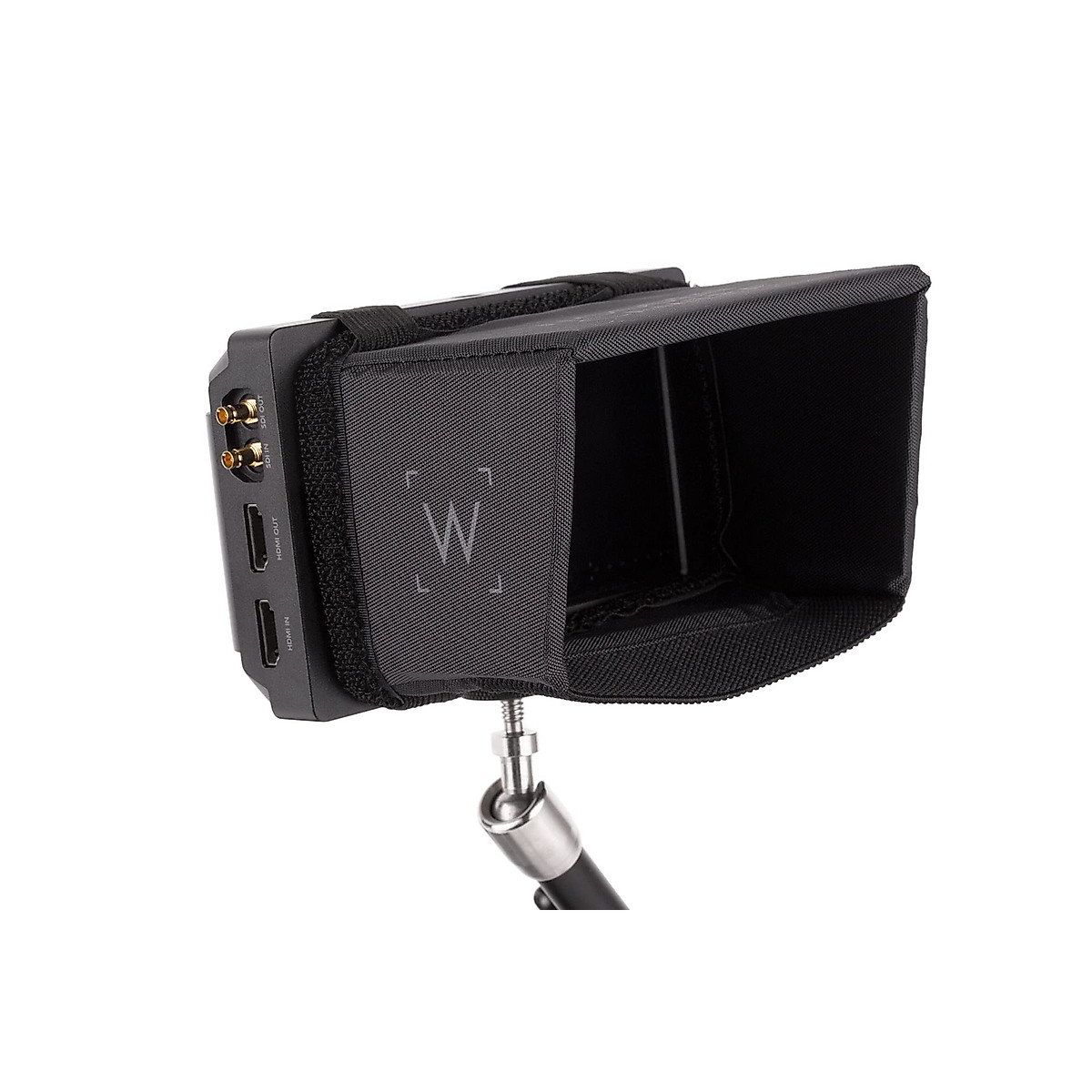 Wooden Camera LCD Sun Shade for Monitors 4 to 5-Inches, Monitor Hood with All-Sides Coverage and Flexible Bottom for Easy Access