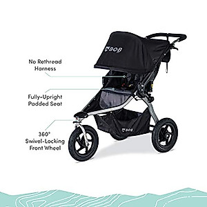 BOB Gear Rambler Travel System with B-Safe Gen2 Infant Car Seat Black