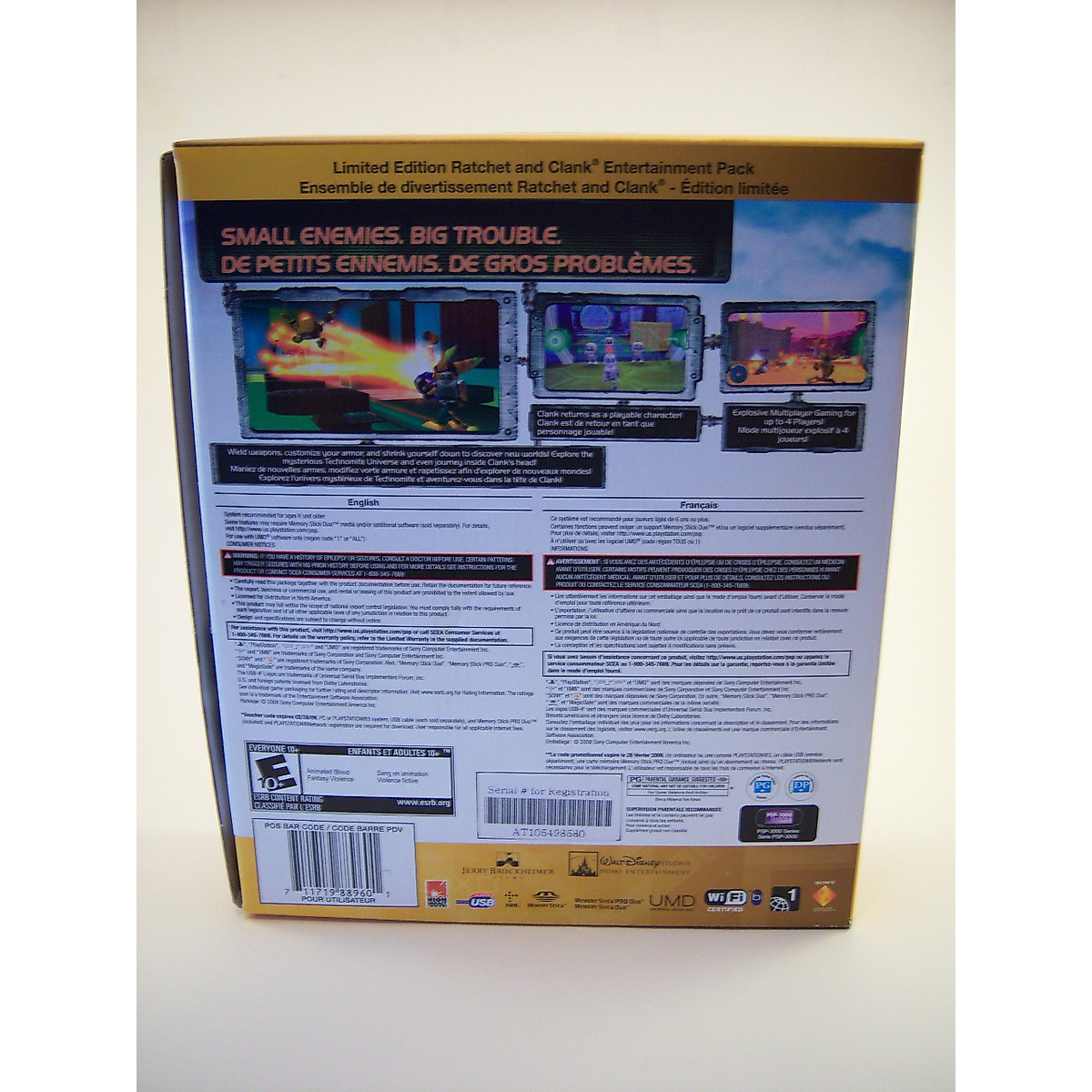 PlayStation Portable Limited Edition Ratchet & Clank Entertainment Pack - Mystic Silver