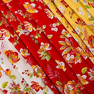 My Mind's Eye Picnic Florals 21 Fat Quarters Riley Blake Designs FQ-14610-21, Assorted