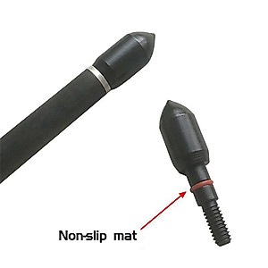 SOPOGER 12pcs Archery Bullet Points 100/125 Grain Field Points Arrow Screw-in Field Tips for Recurve Compound Bow Crossbow Hunting Shooting Practice (125 Grain)