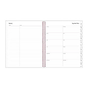 Blue Sky 2023 Weekly and Monthly Planner, January - December, 8.5" x 11", Frosted Cover, Wirebound, Joselyn (142079)