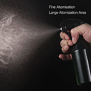 JNTLSSB Plant Mister Spray Bottle, 300 Ml Plastic Fine Mist Sprayer for Cleaning Solution, Empty Water Sprayer with Trigger for Gardening Hair Flower (Green)