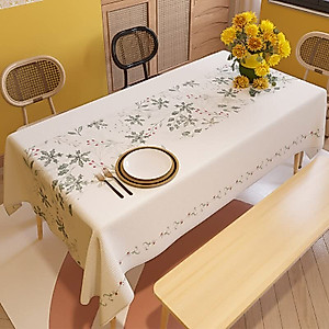 NUER Fashion Tablecloth High-end Waterproof American Light Luxury Rural Tablecloth Rectangular Coffee Table Cover Table A7 140x140cm