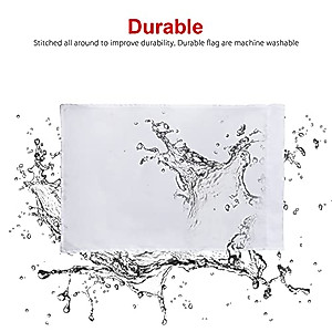 BULLETSHAKER Blank Garden Flag for Vinyl - Sublimation Flags Blank Polyester 3-Layer Weave Strands - DIY Plain Garden Flag 10Pcs 12 x 18 inches (30x45CM)