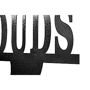 Personalized Last Name Sign - Custom Metal Name Sign - Split Letter Monogram Door Metal Hanger Wall Art - Indoor / Outdoor Wedding Gift ideas- 5 Sizes, 13 Colors Available - MADE IN THE USA