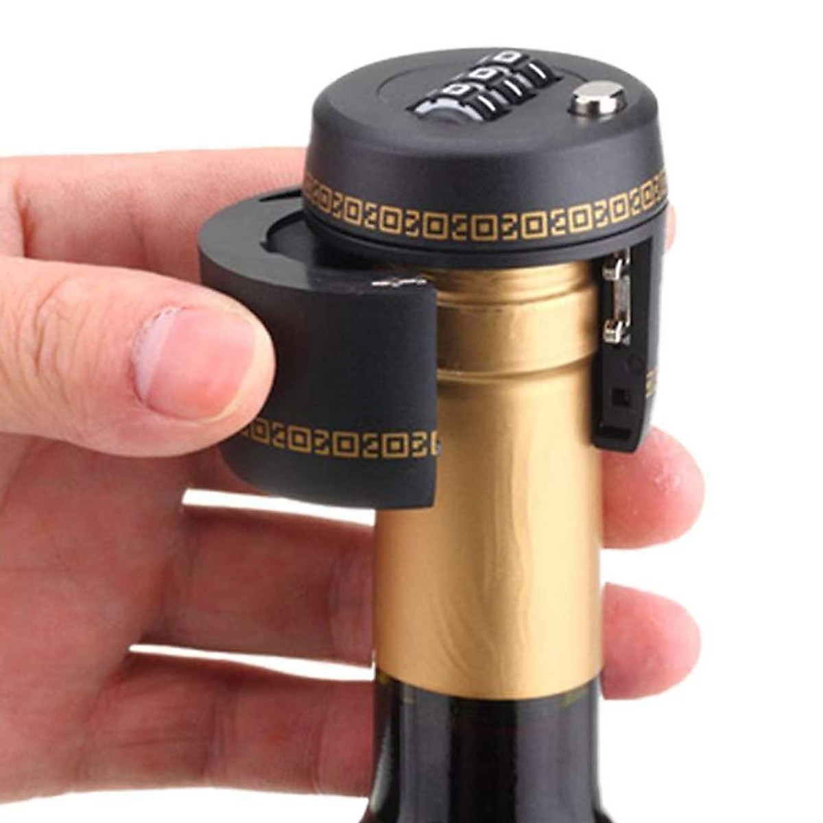 Loboo Idea 12 Pack Wine Bottle Lock, Combination Password Code Lock Wine Cap Digital Lock For Wine & Liquor Bottle Wine Whiskey Bottle.the Diameter Of The Bottle Mouth Should Be Between 26mm To 28mm
