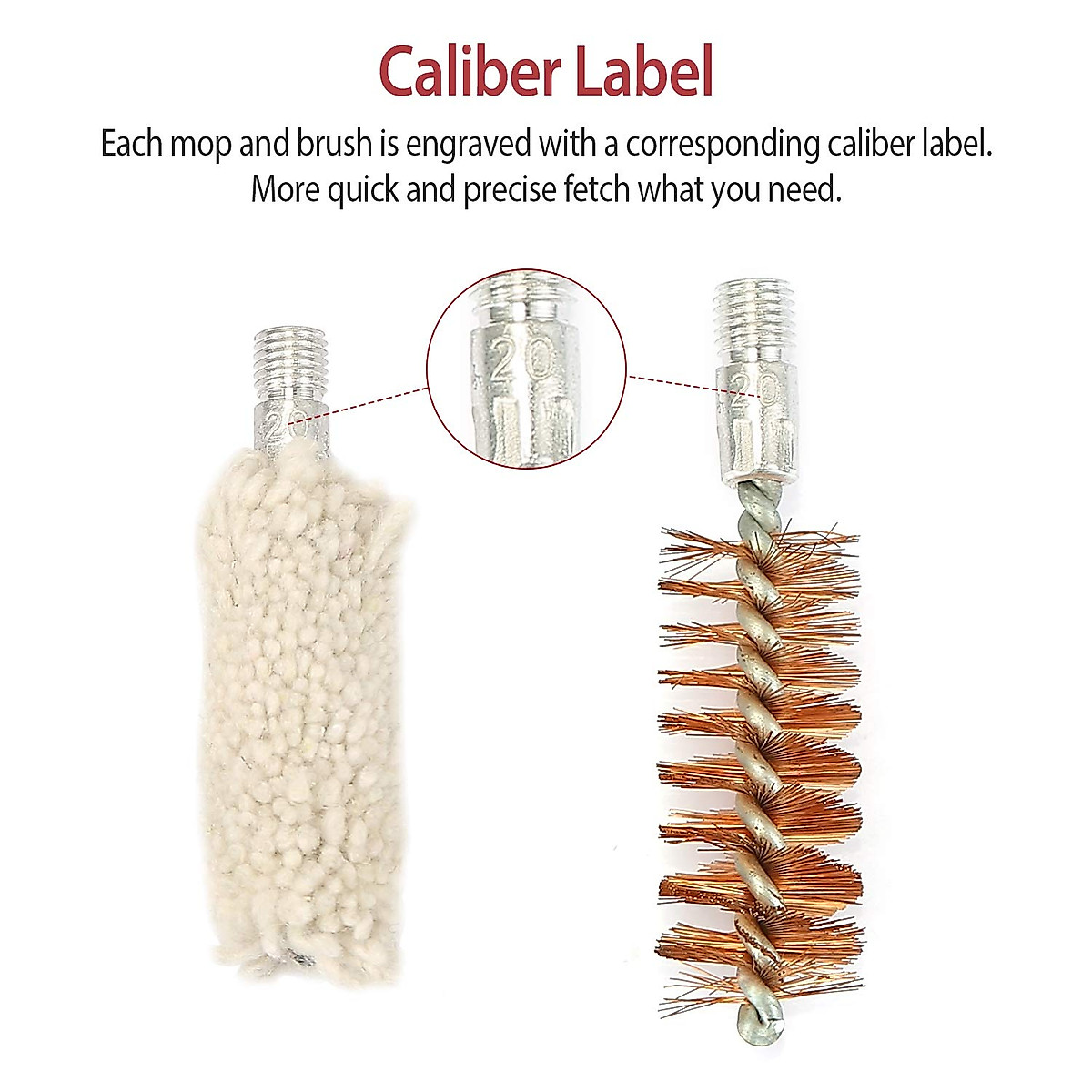 TeqHome Gun Cleaning Kit, Universal Rifle Handgun Shotgun Pistol Cleaning Kits, 126pcs Gun Cleaner Kit for Guns 9mm, 5.56/.22, 12 Gauge, 7.62/.30, 357/380, 40, 45, 17, 410 etc