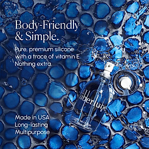 Uberlube Silicone Base Lube - Unscented Silicone Lubricant Personal Lubrication : Latex Safe Privacy Sex Lube Liquid for Couples Women & Men - Flavorless, Vaginal & Anal - 112ml