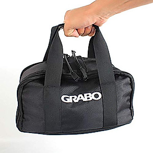 GRABO PRO-Lifter-20 Electric Vacuum Suction Cup (2021) For Tiles, Stone, Wood, Glass, Concrete Pavers, Drywall. Lifts up to 375lbs with Auto Shut-OFF Switch. Incl: 1 Battery,1 Seal, Charger, Carry Bag