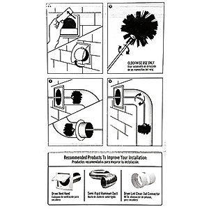 Drill Powered Duct Brush Kit