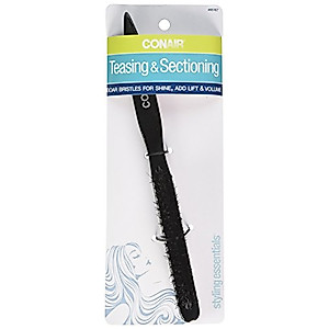 Conair Slim Teasing Hair Brush, Mixed Boar Bristle
