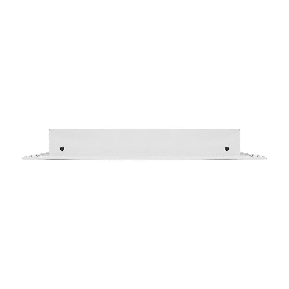 BUILDMART - 12x12 Modern AC Vent Cover - Decorative White Air Vent - Standard Linear Slot Diffuser - Register Grille for Ceiling, Walls & Floors - Texas Buildmart