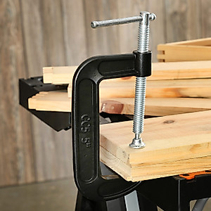 GreatNeck CC5 5-Inch C-Clamp, Automotive and Wood Clamps, Wood Working Tools and Welding Clamps, C Clamps for Home Improvement and Automotive Repair