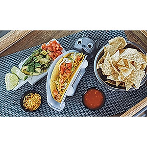 Kids Kitty Cat Taco Holder - Holds Multiple Tacos Purr-fect for Parties or Taco Tuesday with the Family - Fun Novelty Taco Shell Stand for Children and Adults (1)